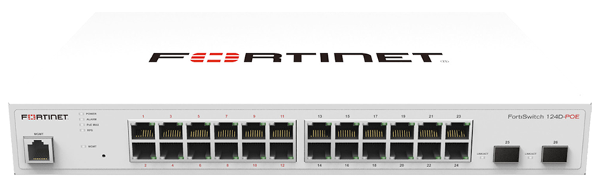 Fortinet FortiSwitch-124D-POE | מוצרי פורטינט